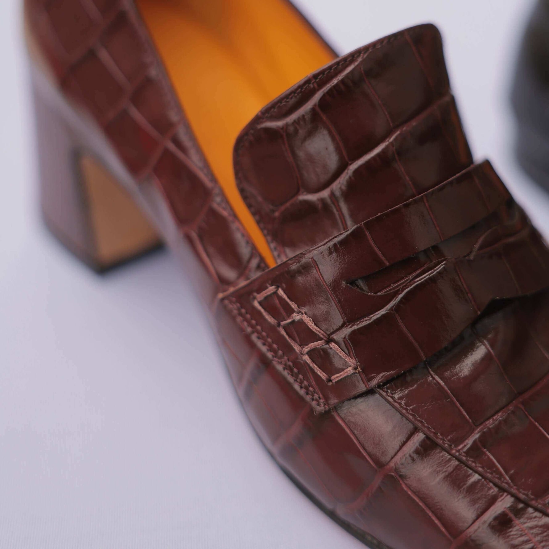 The Black Croc Loafer