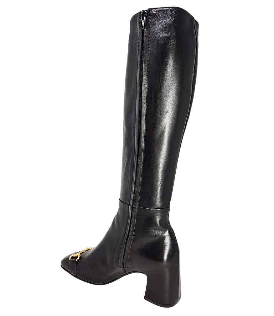 Madison Maison X Joan Hornig Black Tall Lock Boot